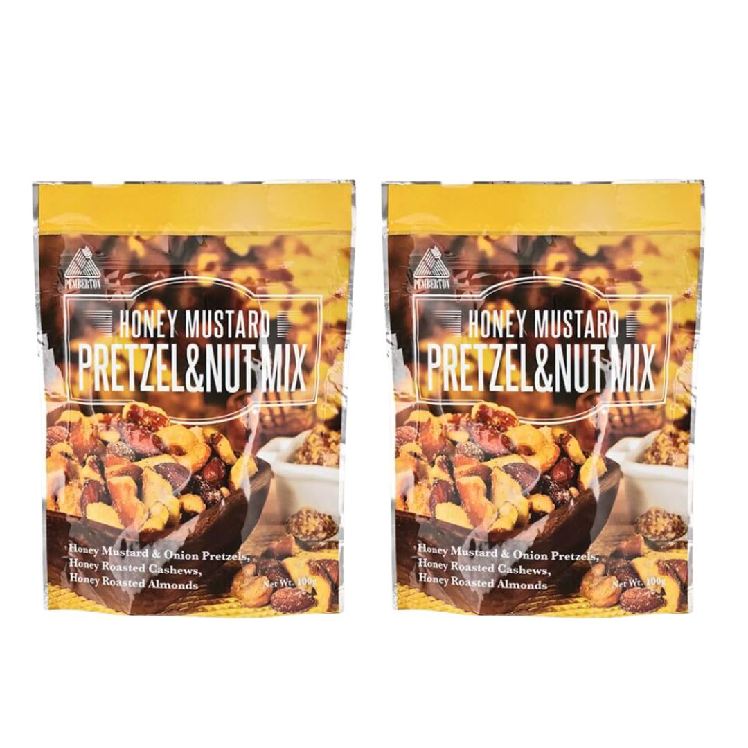 Amazon.co.jp: 【2個セット】KALDIハニーマスタード プレッツェル＆ナッツミックス 100g ペンバートン | ナッツ おつまみ KALDI ロカボ PEMBERTON ...