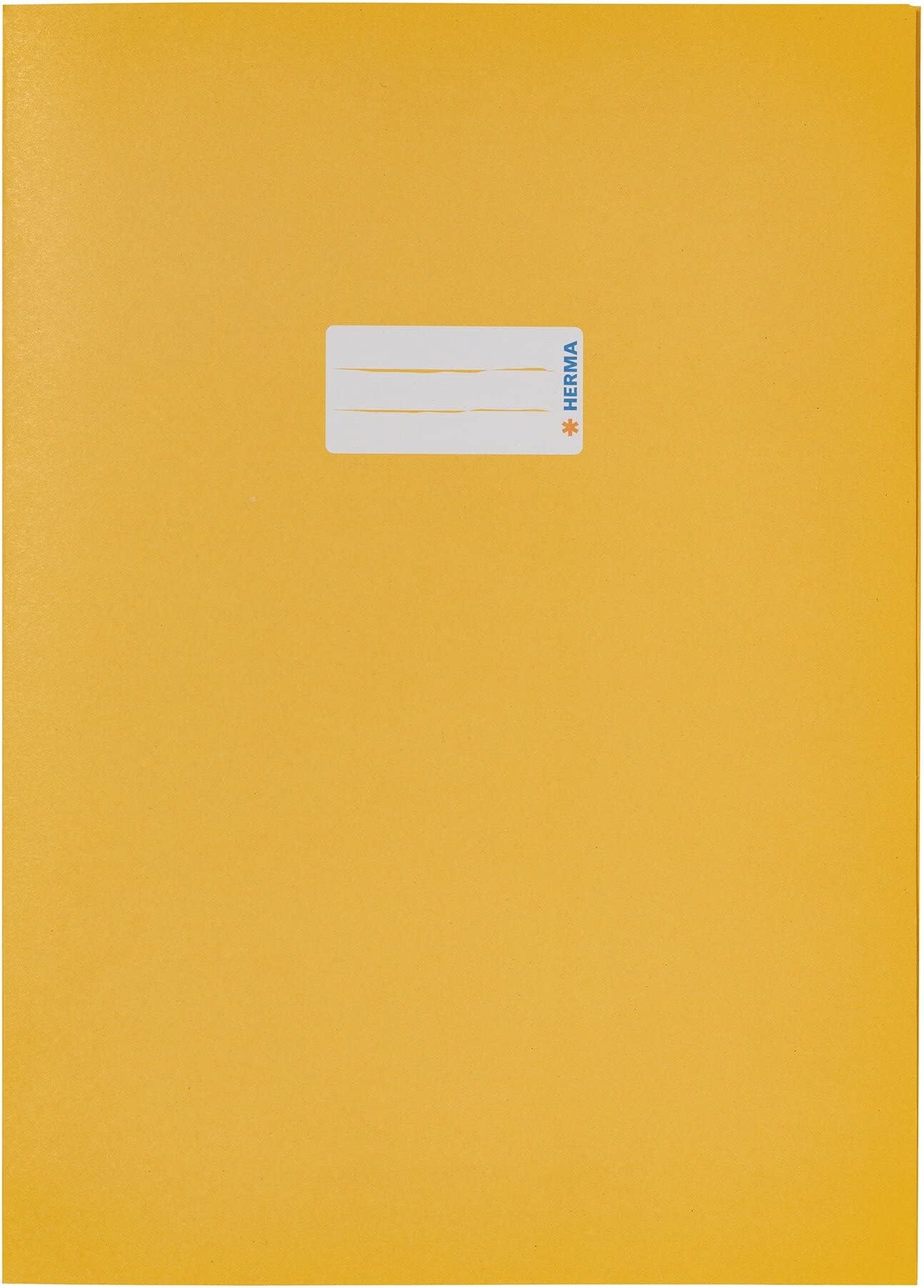 HERMA 5521 Heftumschlag A4 Papier Gelb, Hefthülle mit Beschriftungsfeld ...
