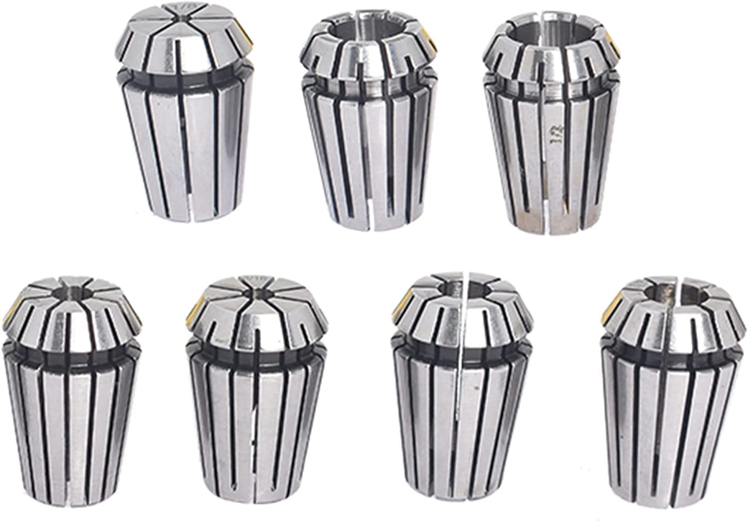 Snapklik.com : ER20 ER-20 Spring Collet Set - 7 Pcs 1/8-1/2 Spring ...