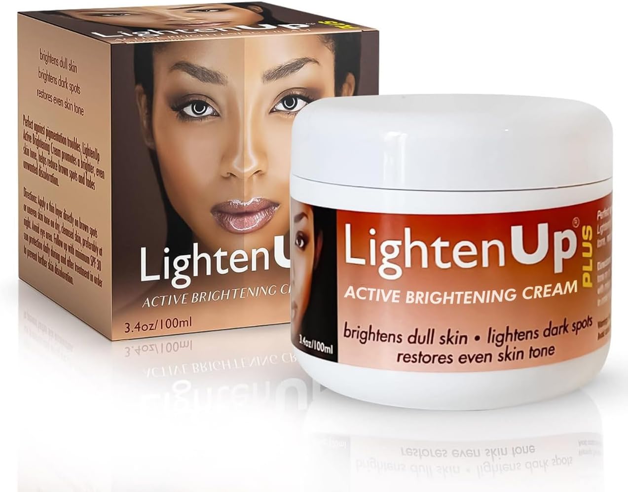 Amazon.com: LightenUp Plus Active Skin Brightening Cream - 3.4 Fl oz ...