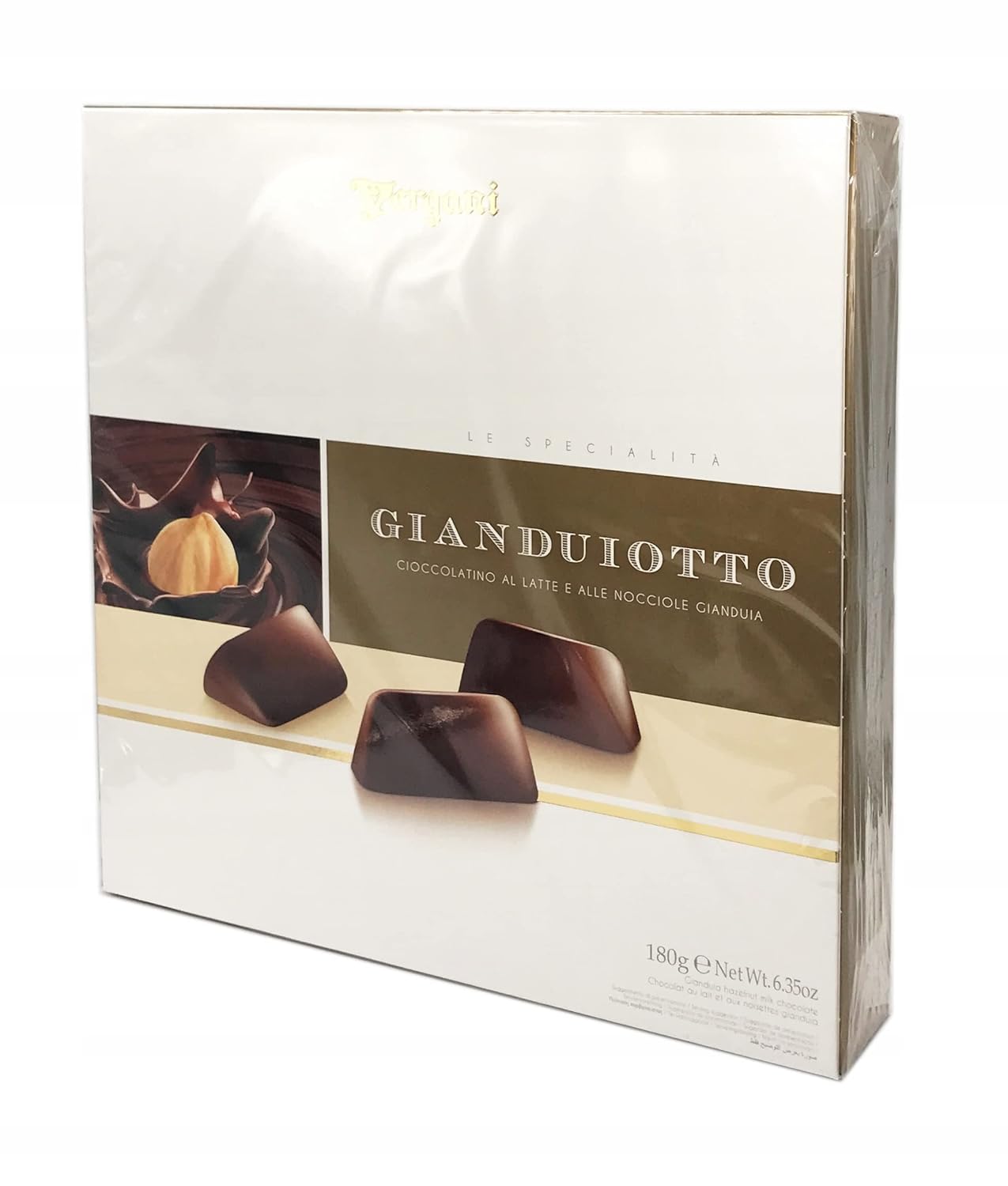 Amazon.com : Italian Gianduja Gianduiotto - Milk Chocolate Praline With ...