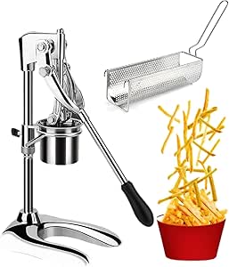Amazon.com: 12 Holes Fries Extruder, Multi-Function Mashed Potato Pasta ...