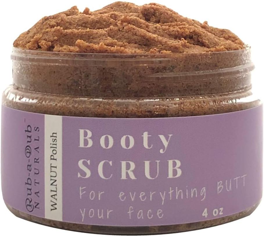 Amazon.com : Rub-a-Dub Naturals Premium Walnut Body, Back and Booty ...