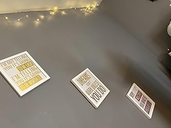 Amazon.com: Inspirational Phrases Gold Foil Print , Motivational Quote ...