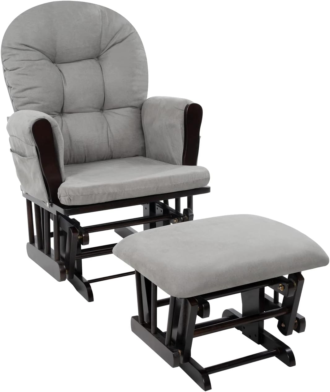 Amazon.com: Brisbane Nursery Glider & Ottoman Sets, Glider Recliner Nursery Rocking Chair ...