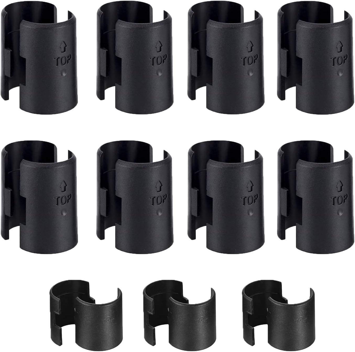 Amazon.com: 16 Pack Wire Shelving Shelf Lock Clips,1inch Black Round ...