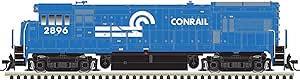 Amazon.com: Atlas HO Scale GE U33B (Standard DC) Conrail/CR (Blue/White) #2932 : Arts, Crafts ...