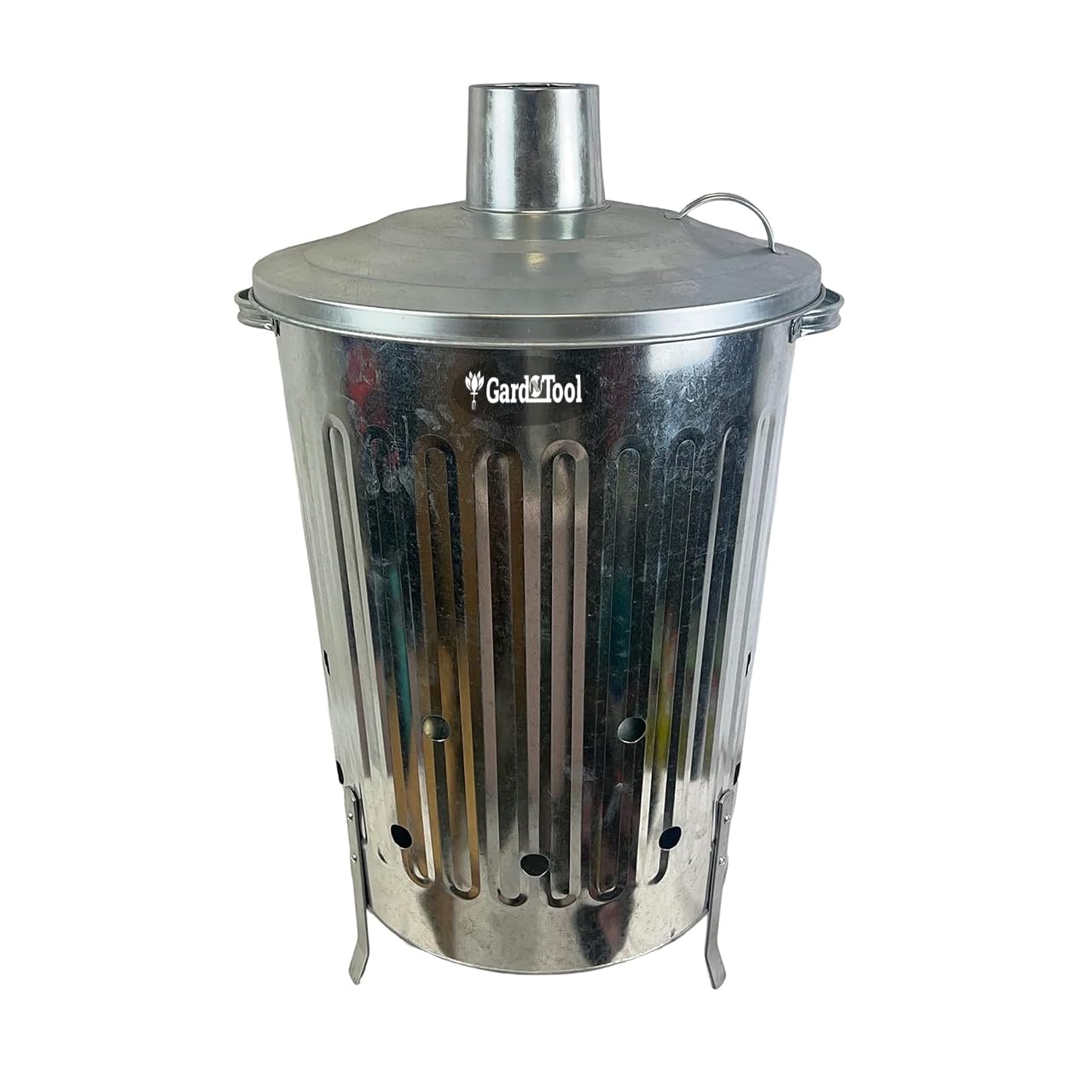 GARD N TOOL 60 Litre 60L Large Galvanised Metal Incinerator Recycle ...