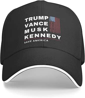 AQNYSMSL Trump Vance Musk Kennedy Save America Baseball Cap Unisex ...