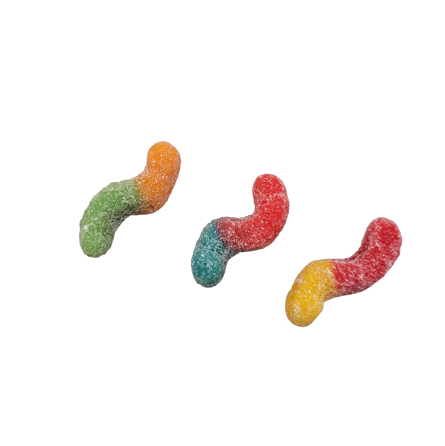 Mini Sour Brite Crawlers – Gusanos de goma agria a granel de 5 libras ...