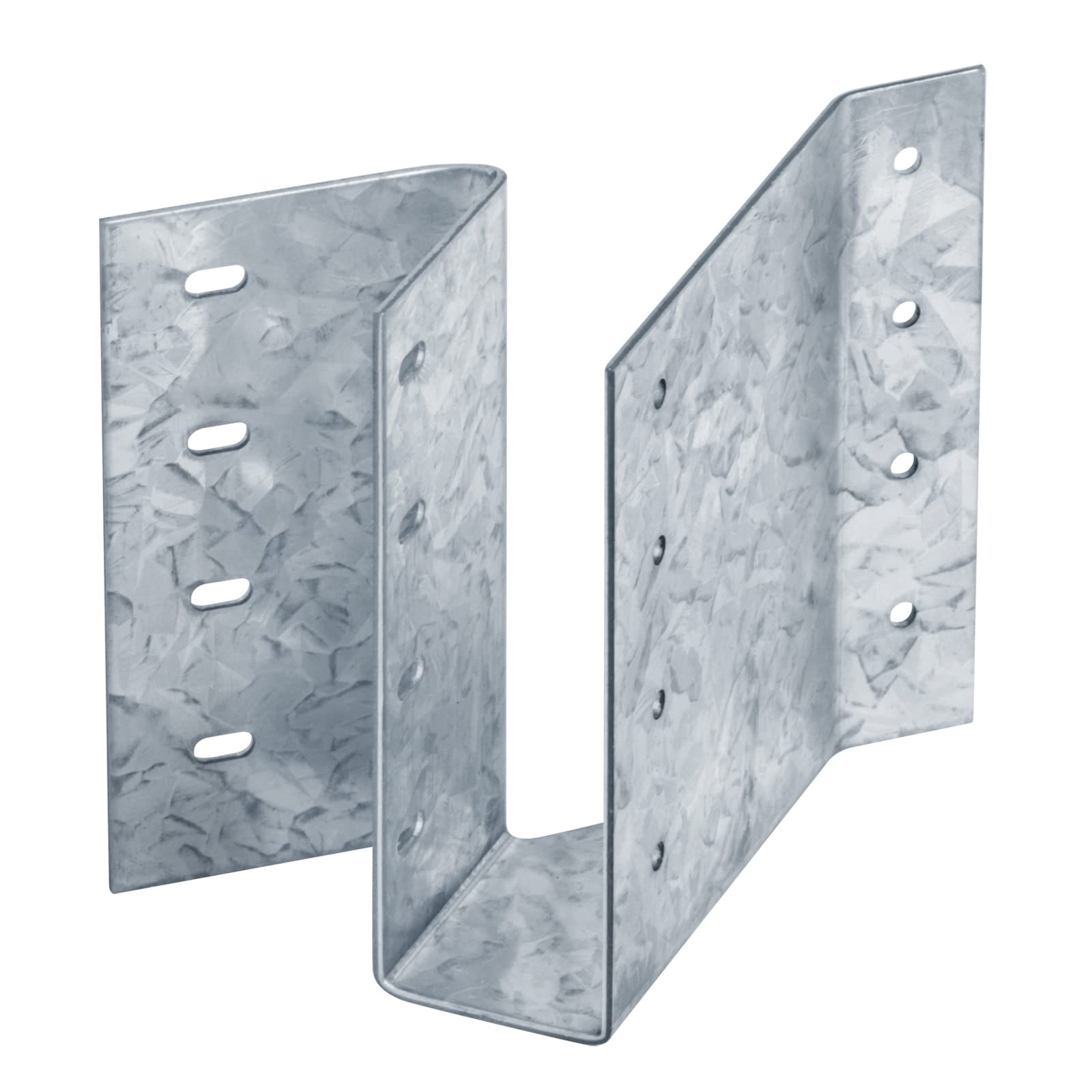 2 Pack 2 x 6 Joist Hanger Skewed Left 45 Degree, 14 Gauge Face Mount ...