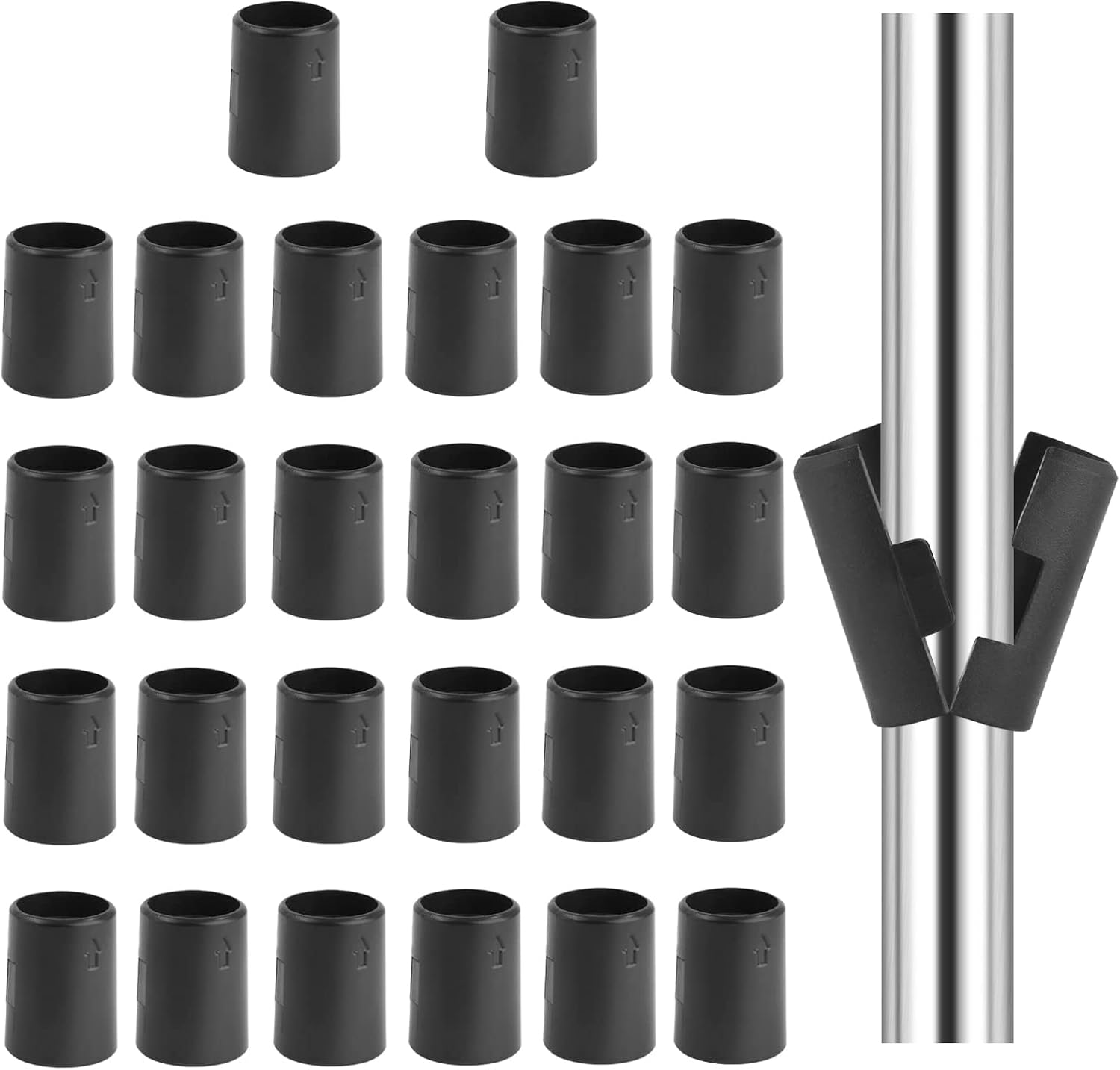 Amazon.com: Bonsicoky 52 Pack Wire Shelving Shelf Lock Clips for 7/8 ...