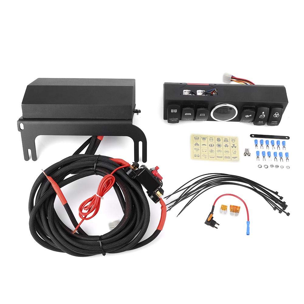 Buy Switches Panel Fuse Relay Box,Six-Way Switch Control System Fuse ...