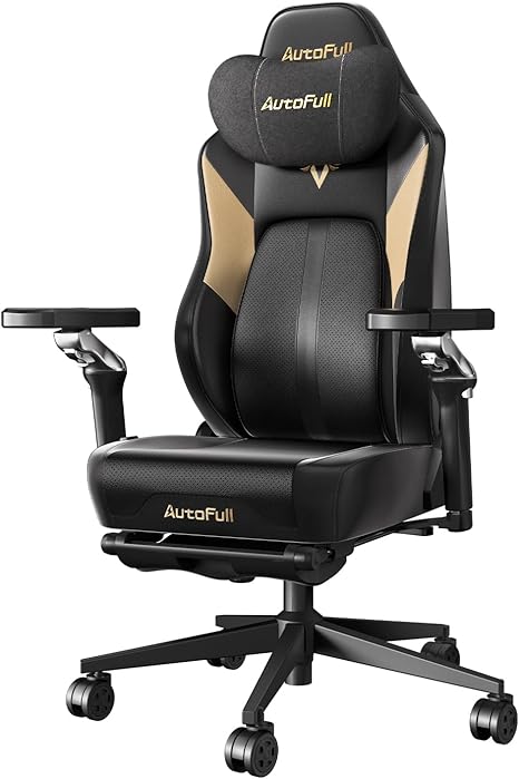 AutoFull M6 Ultra Gaming Chair with Massage & Dynamic Lumbar Support, Ergonomic Office Chair ...