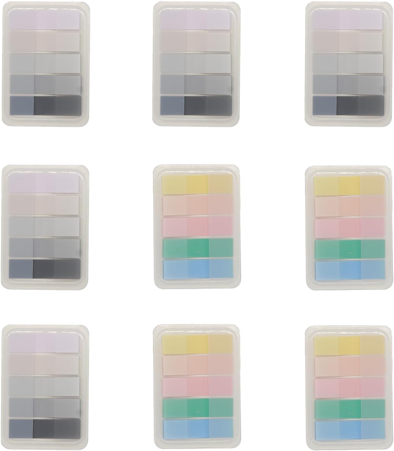 Amazon.com : 100Pcs Grey Sticky Index Tabs,Notes Flags Writable and ...