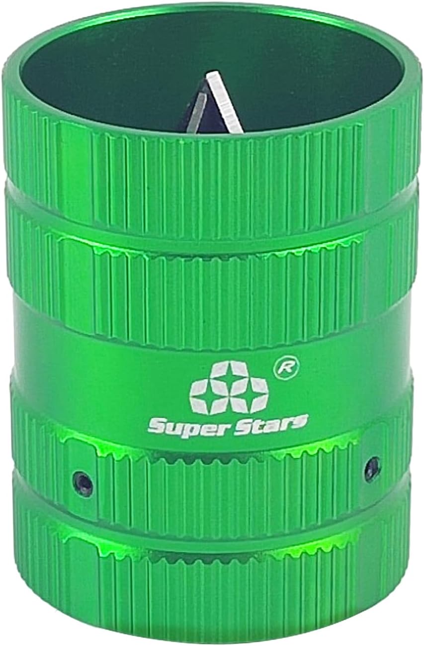 Pipe Reamer Tool, 50 × 65mm Green Aluminum Alloy Deburring Tool ...