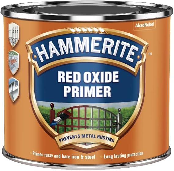 Hammerite Primer - Red Oxide. Metal Primer for Garden Furniture ...