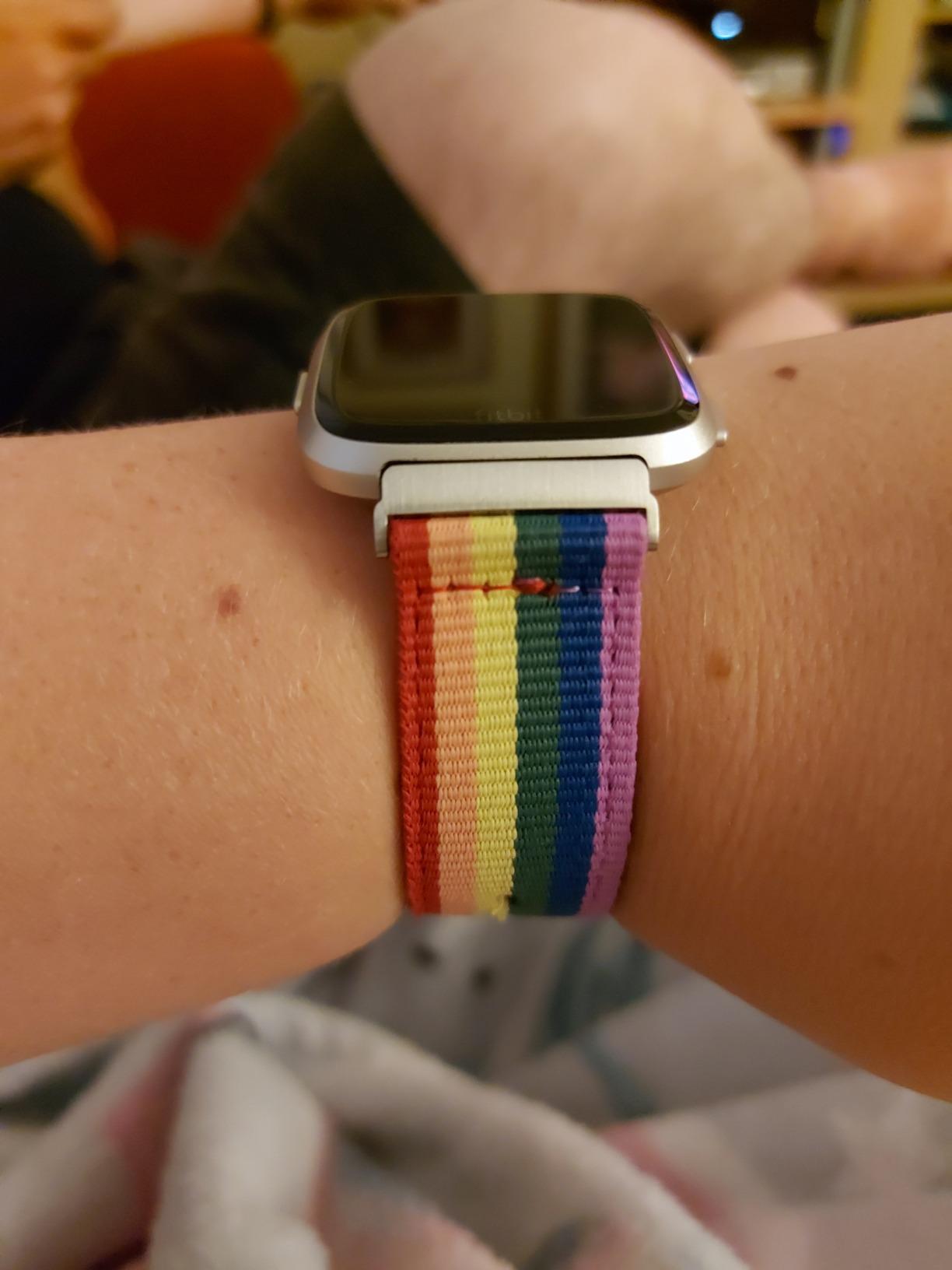 Bandmax Compatible for Series 2/1 Fitbit Versa Bands LGBT Gay Pride ...