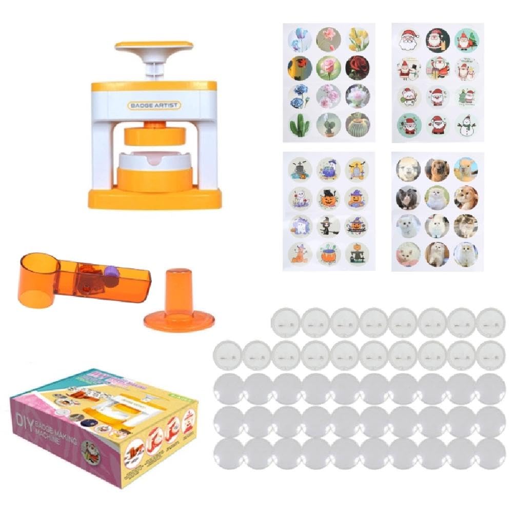 NURCIX DIY Pin Badge Button Maker Badge Maker Press Machine Safe And ...
