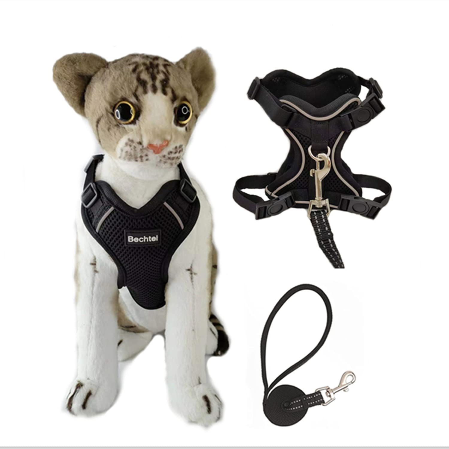 cat Chest Harness and Leash,Anti-Escape Safety Adjustable Kitten ...