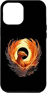 Amazon.com: iPhone 12 Pro Max Phoenix Mythical Bird Rejuvenation Artwork Firebird Reborn Case ...