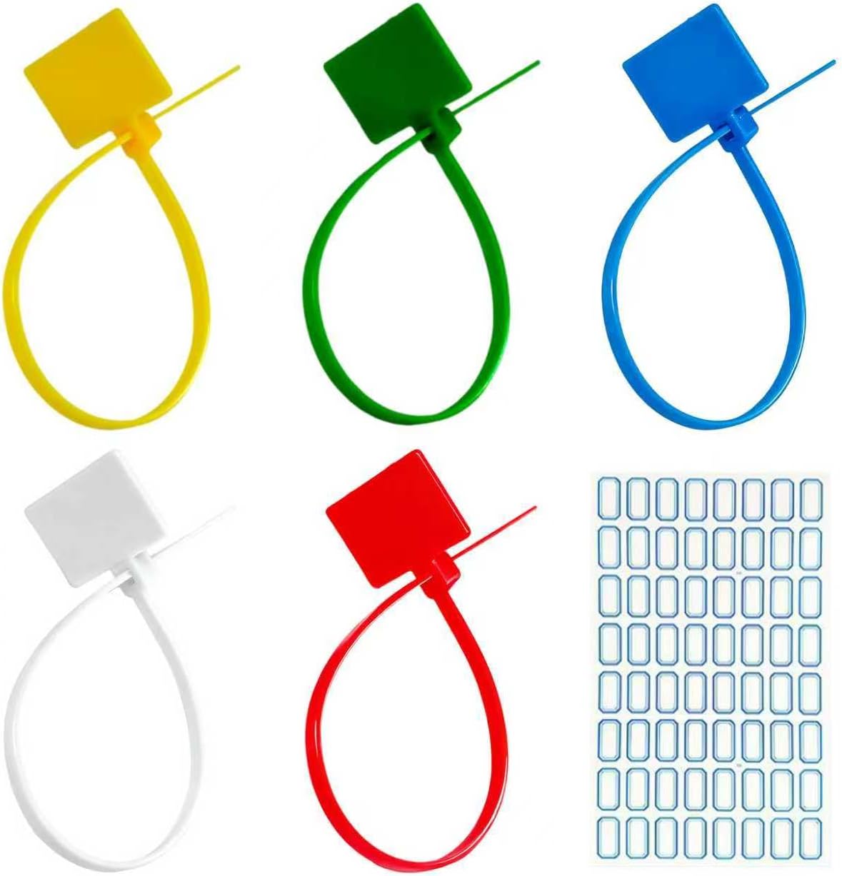 Chtaoxin 100 PCS Small Zip Tie Label Tags for Wire Marking and ...