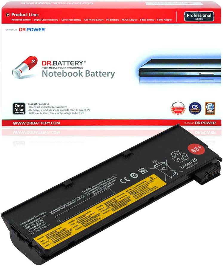 DR. BATTERY 0C52862 0C52861 45N1127 Battery for Lenovo ThinkPad T440 ...