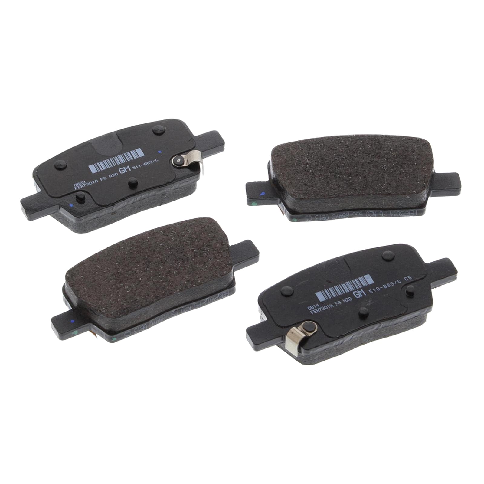 Amazon.com: GM Genuine Parts 84769879 Rear Disc Brake Pad Set : Automotive