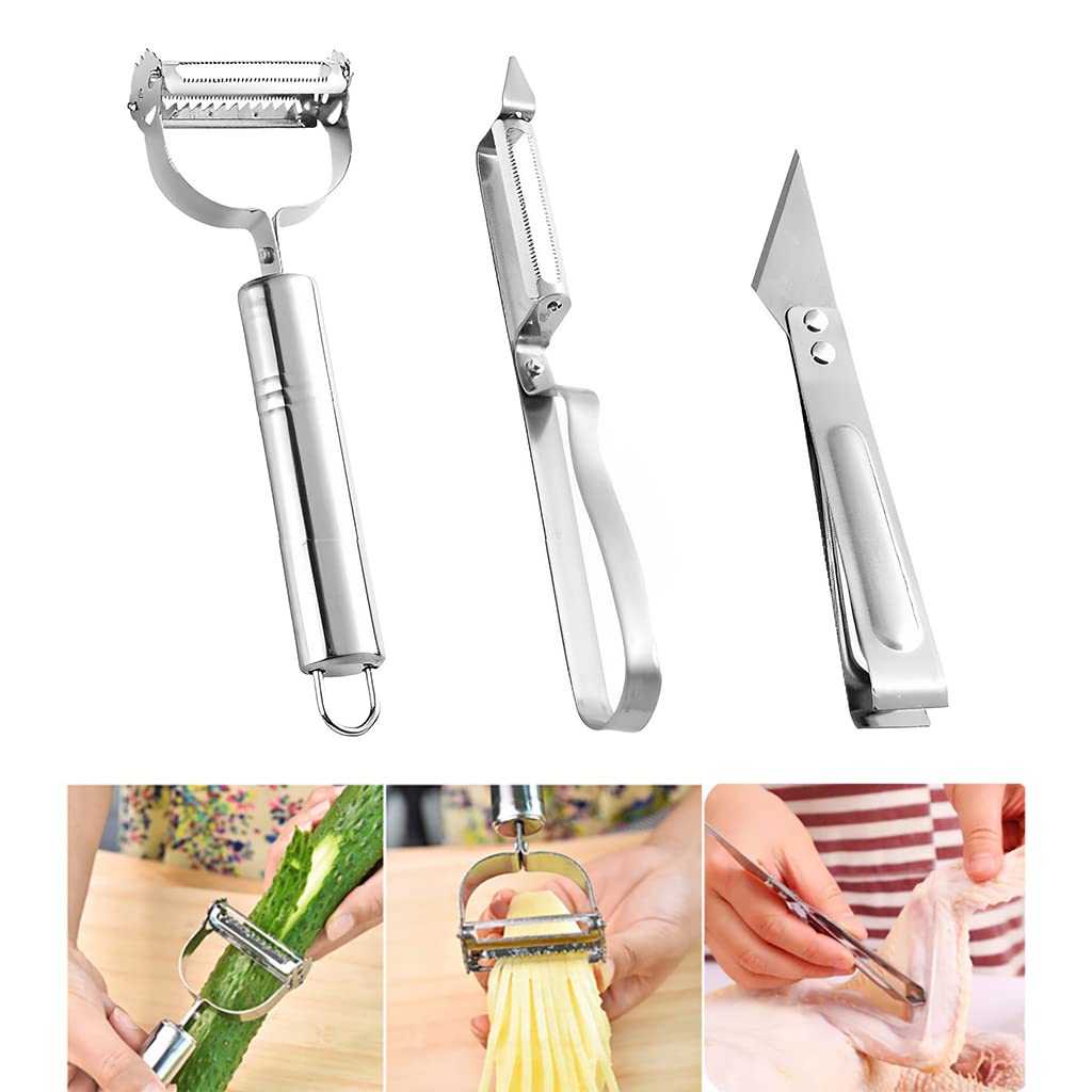 Buy Supvox® 3 Pcs Peeler Kit with Graters and Peeler for Vegetable ...