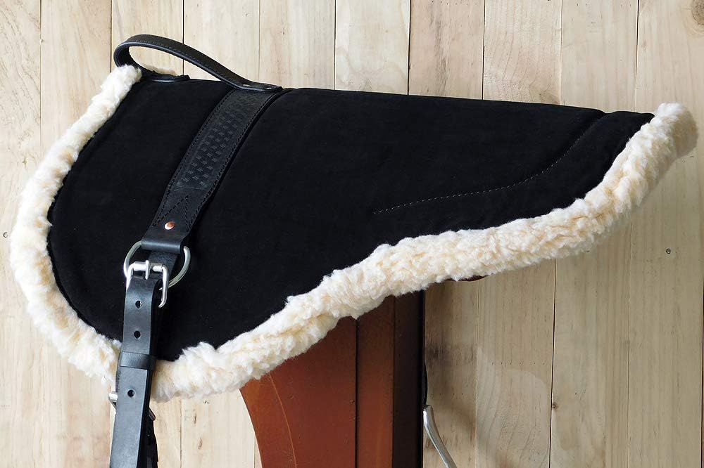 HILASON Natural Horsemanship Leather Bareback Western Treeless Saddle ...