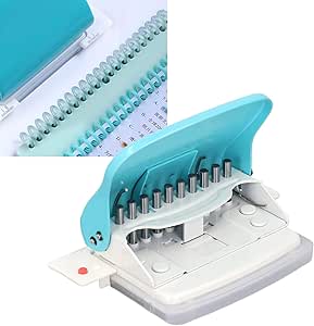 Paper Binding Machine, Handheld Portable Spiral Binder, A4 A5 A6 A7 ...