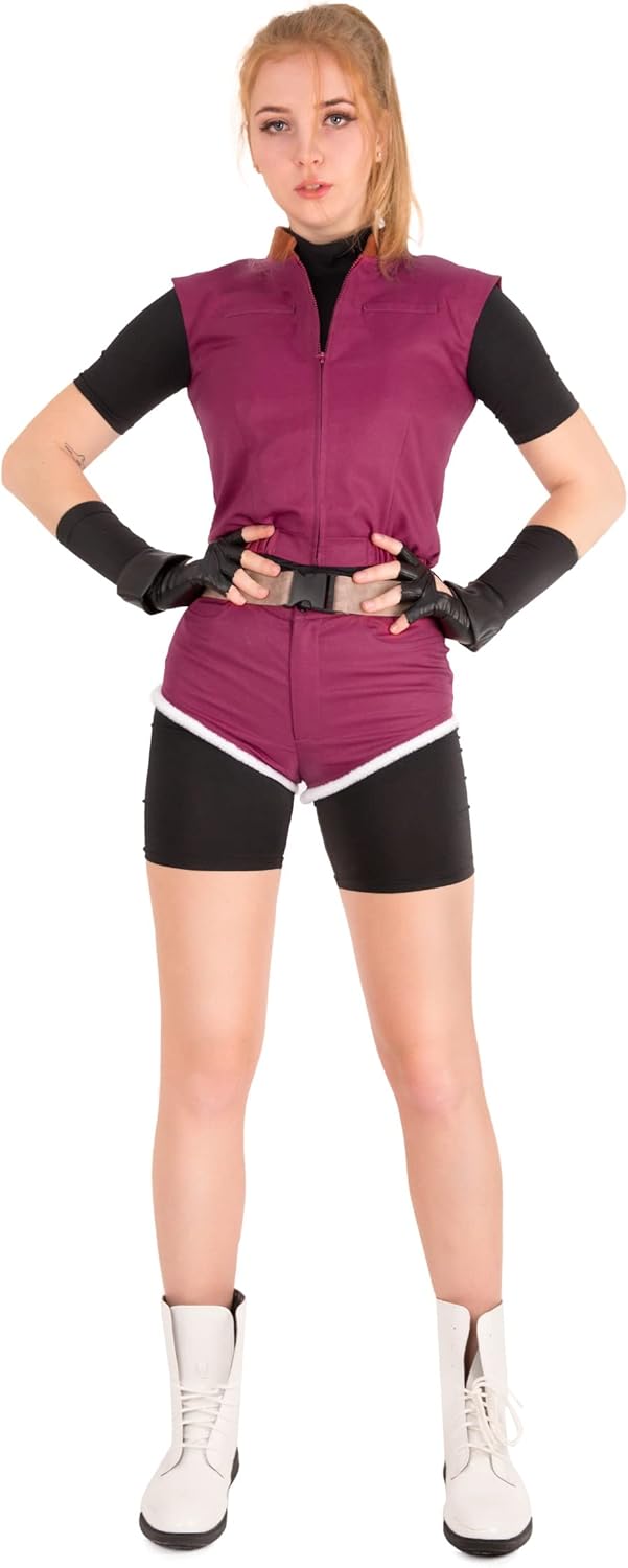 Amazon.com: Cosplay.fm Women's Game Cosplay Costume Outfit Vest Shorts ...