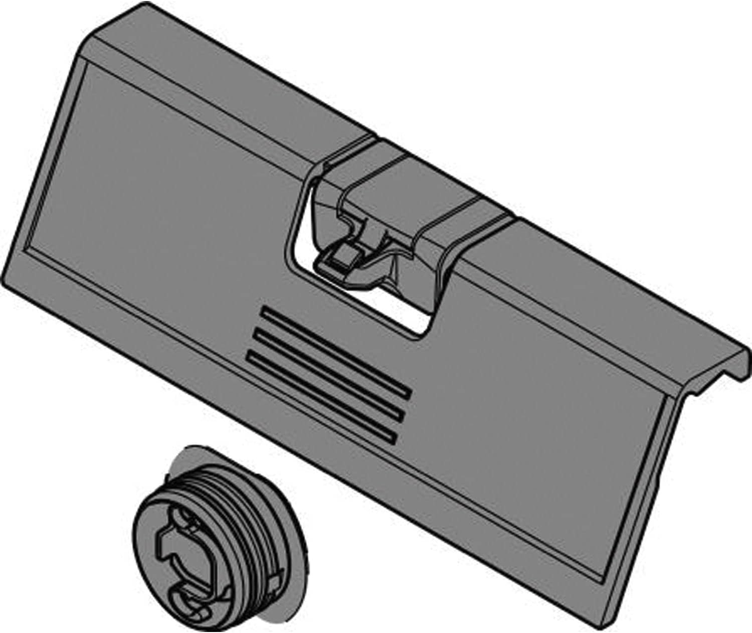 Blum 8610692 - Tandembox Interior Drawer Handle with Latch, White ...