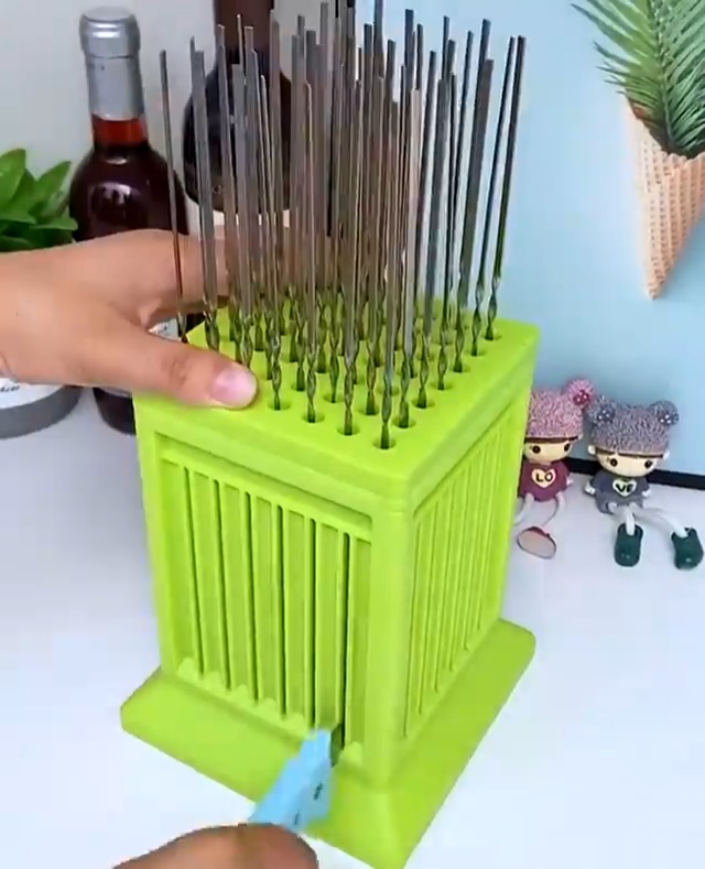 Watch 49 Holes Meat Skewer Kebab Maker Box on Amazon Live