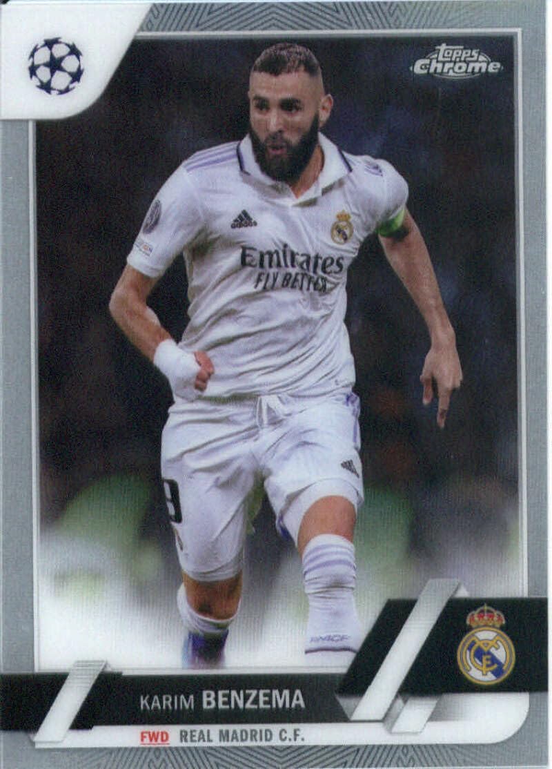 Amazon.com: 2022-23 TOPPS CHROME UEFA CLUB COMPETITIONS #14 KARIM ...