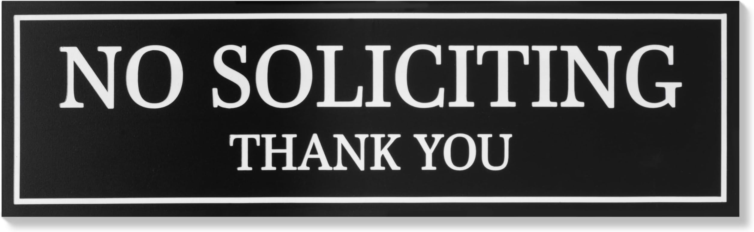Amazon.com : No Soliciting Sign for Front Door | No Solicitors Sign for ...