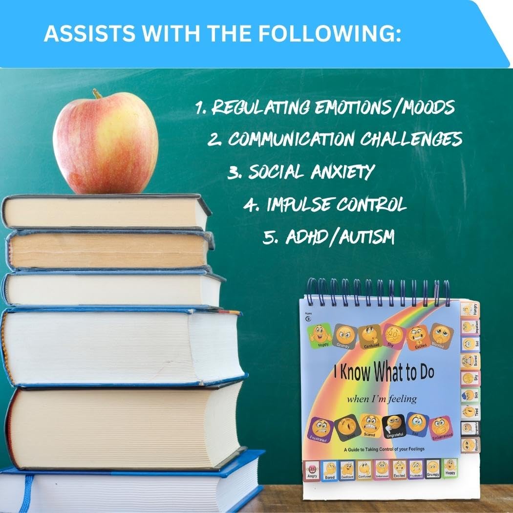 Snapklik.com : I Know What To Do Flipbook: Emotions Chart For Kids ...