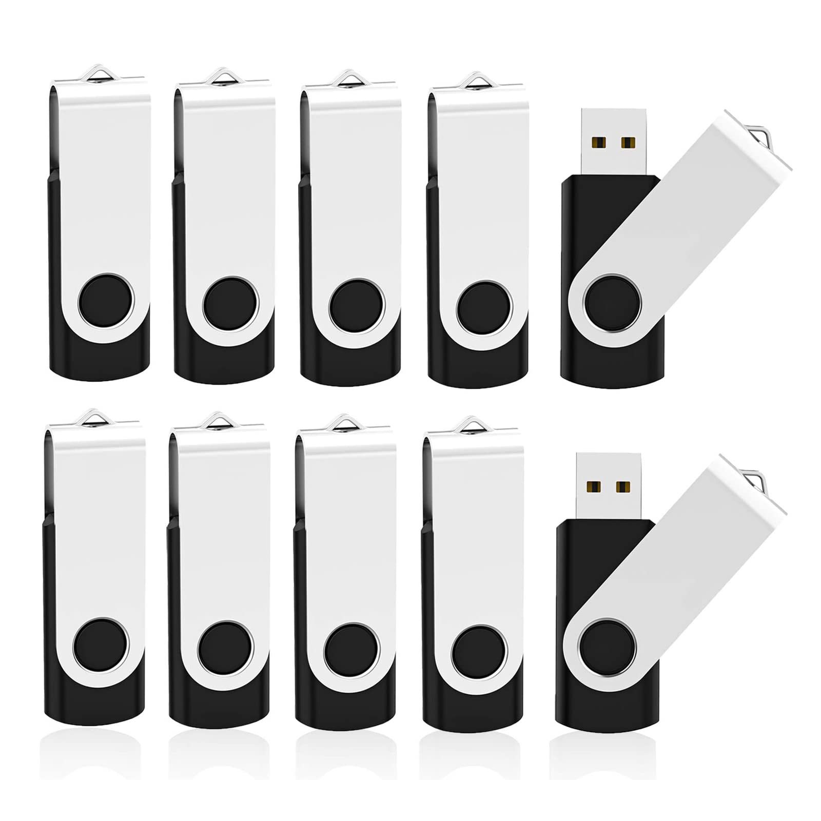Amazon.com: 64GB Flash Drive KOOTION 10 Pack USB 2.0 Flash Drive 64GB ...
