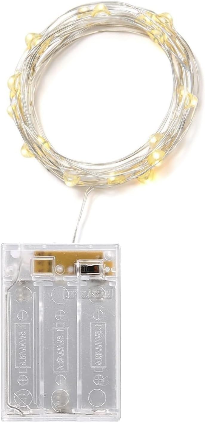 Highill Battery Fairy Lights Led String Lights with Timer 20LED Battery ...
