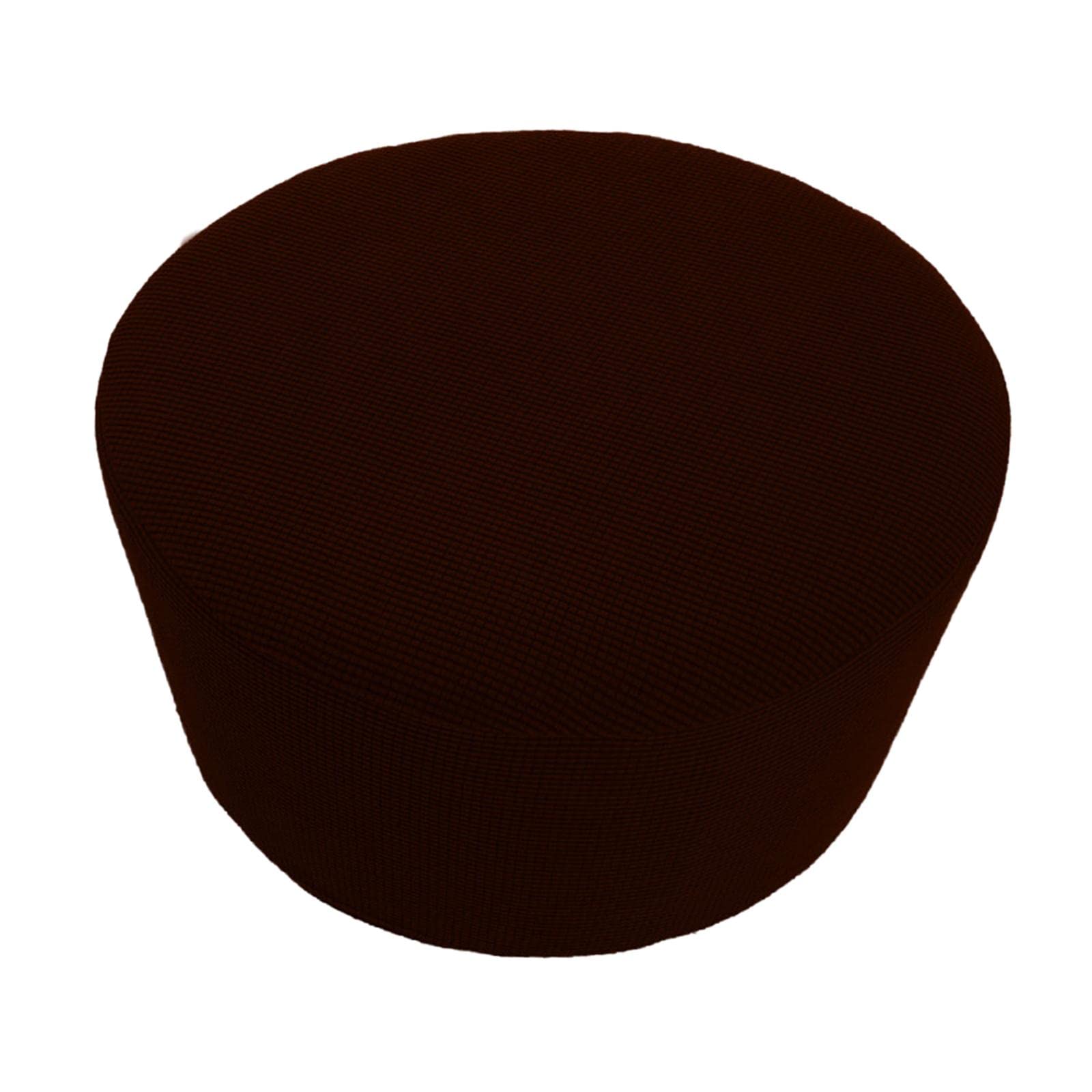 Amazon.com: Leefasy Stretch Round Foot Stool Slipcover with Elastic ...