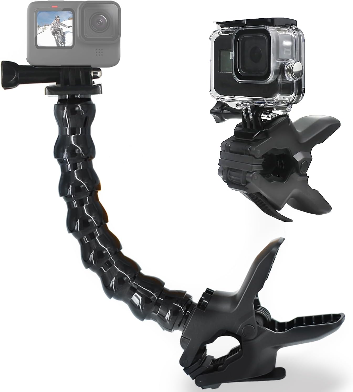 Amazon.com: Flexible Clamp Gooseneck Mount for Action Cameras - ULANZI ...