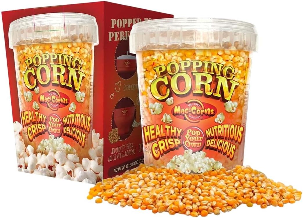 MacCorns USA Top Grade Popping Corn - 1 Litre Tub Philippines | Ubuy