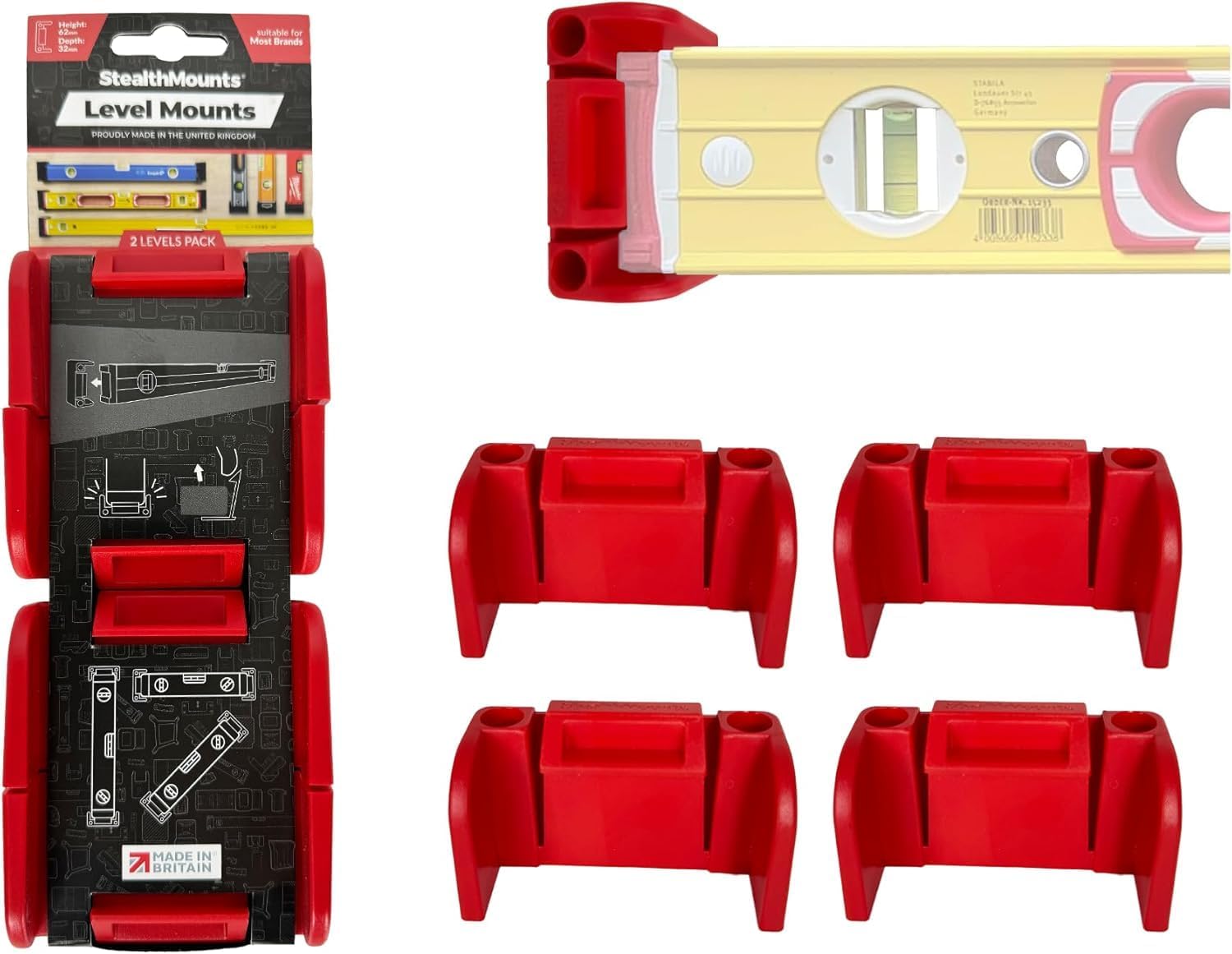 Amazon.com: Universal Level Holder Fits All Brands Lock The Horizontal ...