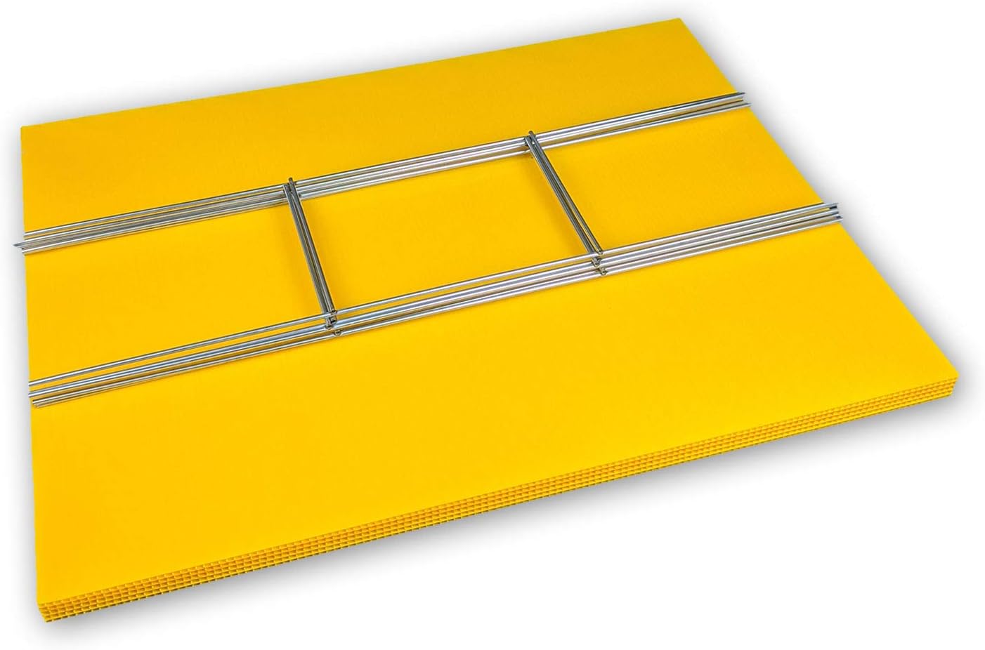 Amazon.com : Box of 5 Quantity Blank Yellow Yard Signs 18x24 with H ...