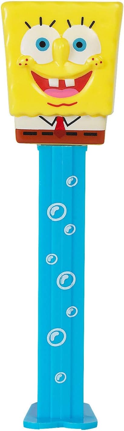 Amazon.com : PEZ Spongebob Gift Set, Four Dispensers and Six Candy ...