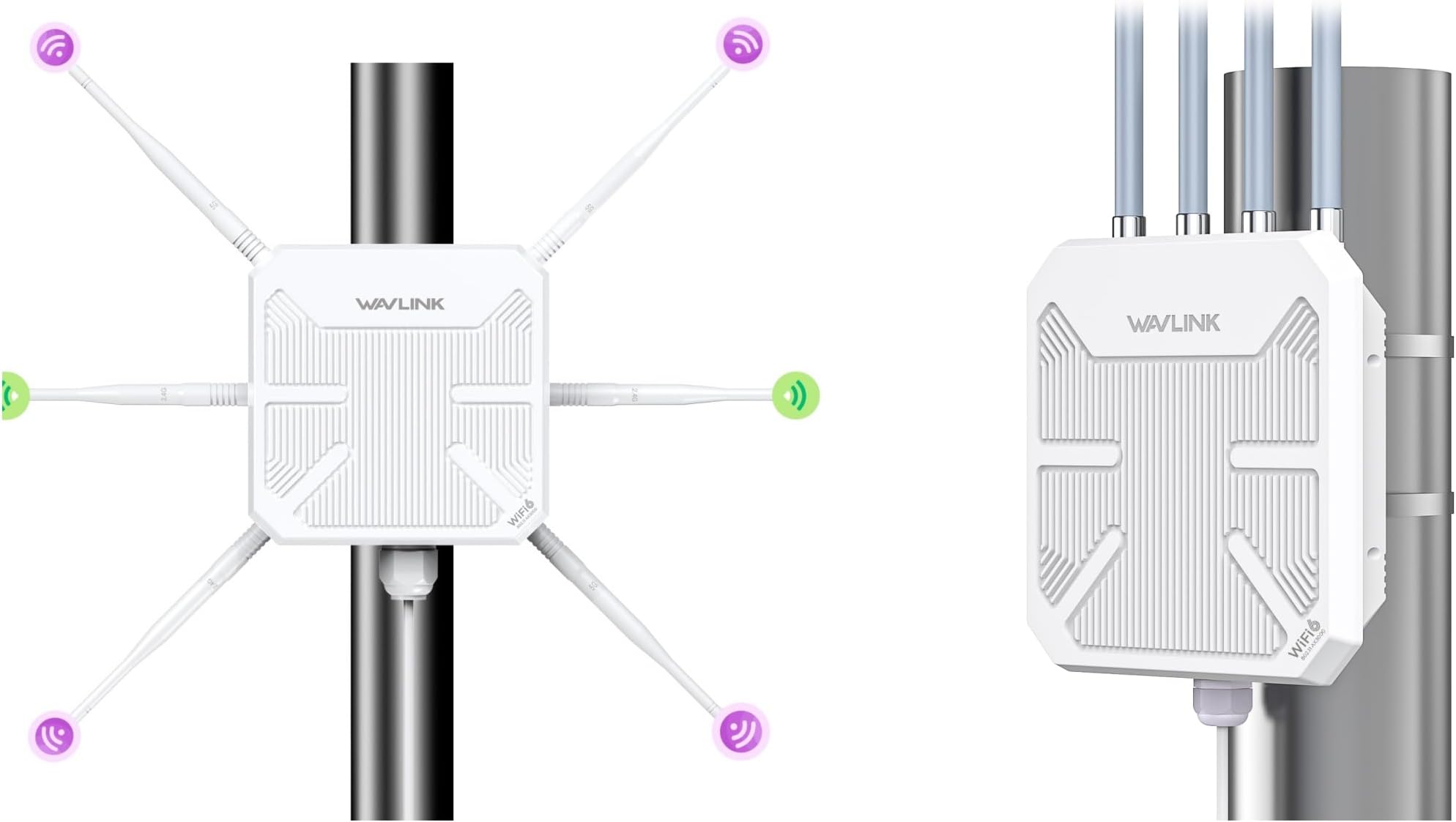 Amazon.com: WAVLINK AX3000 WiFi 6 Repeater with AX3000 Outdoor WiFi ...