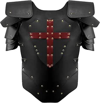 Amazon.com: Medieval PU Leather Armour Ancient Warriors Leather Armor ...