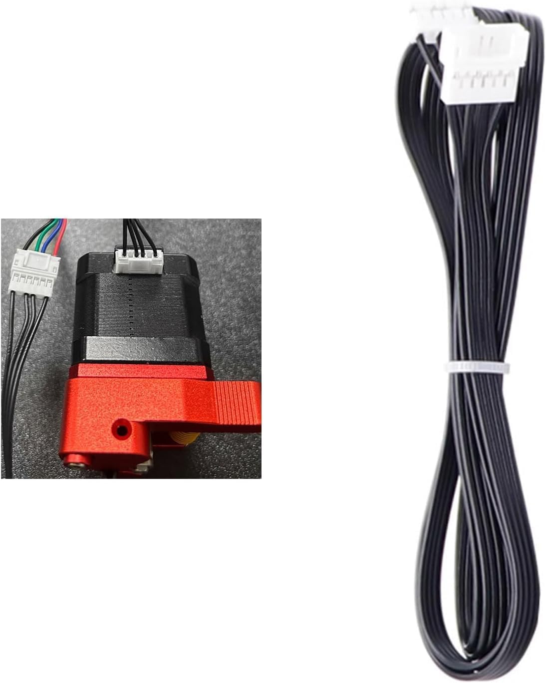 Amazon.com: Black 3D Printer Stepper Motor Extension Cable Extruder ...