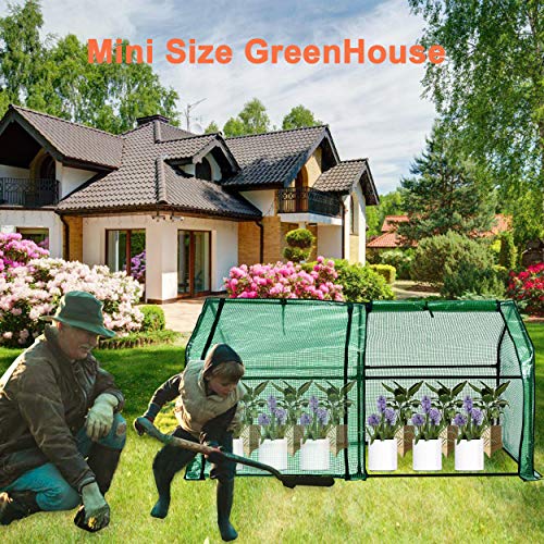 Snapklik.com : SUNGIFT Mini Greenhouse For Outdoors, Portable Hot House ...
