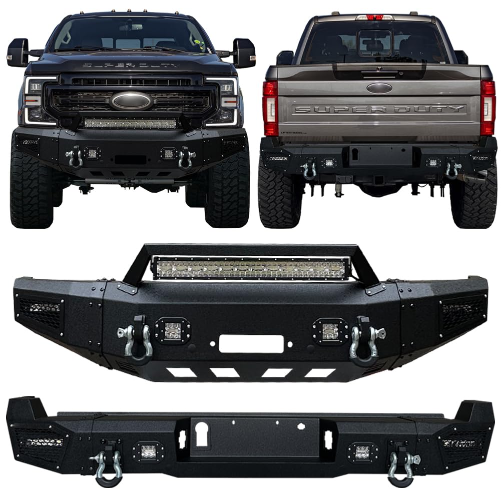 Buy VijayFront and Rear Bumper Compatible with 2017-2022 Ford F250 F350 ...